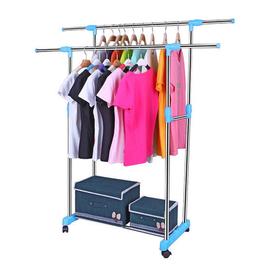 AFC Trading. Double Pole Clothes Rack