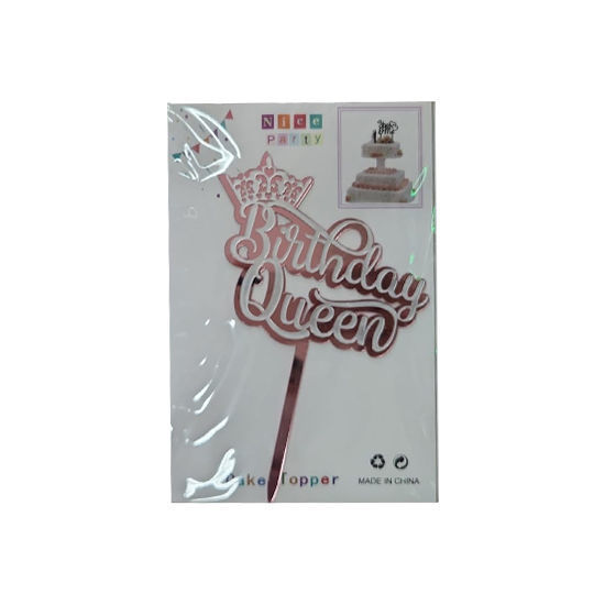 AFC Trading. Birthday Queen cake topper